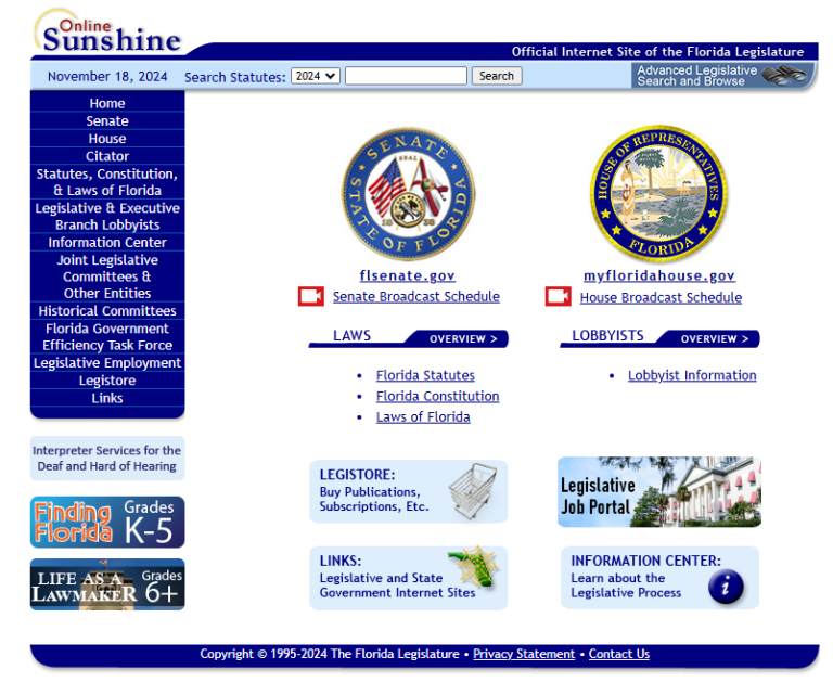 Florida Statute Chapter 718 & 720 for Association Websites | RGB ...